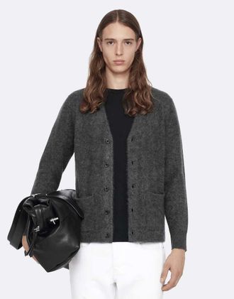 AllSaints Wulf gilet en gris charbon