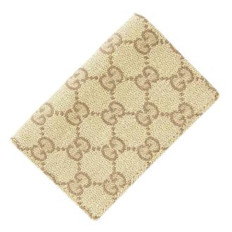 Gucci Porte-cartes Pre-owned - Homme - Pre-owned - Beige - Taille: ONE Size