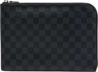 Louis Vuitton Pre-owned Pochette L-Zip Damier - Homme - Pre-owned - Noir - Taille: ONE Size