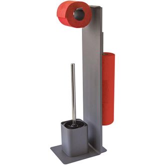 Gelco Design Serviteur wc brosse et dérouleur wilson carbone