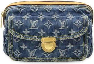 Louis Vuitton Pre-owned Denim sacs-louis-vuitton - Femme - Pre-owned - Bleu - Taille: ONE Size