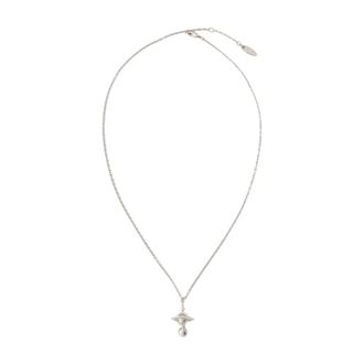 Vivienne Westwood Aleksa Anh&auml;nger Halskette - - Accessories - Damen - Grau - ONE SIZE