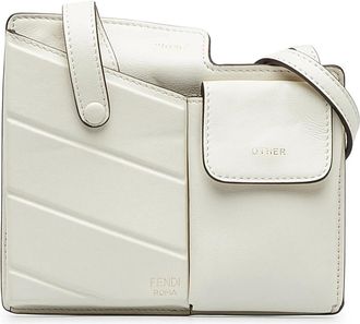 Fendi Hobo Bags - Bustine Mini Century - Gr. unisize - in Wei&szlig; - f&uuml;r Damen