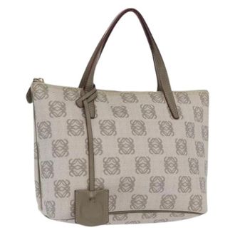 Loewe Pre-owned Lederhandtasche - - Pre-owned - Damen - Grau - ONE SIZE