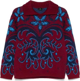 Etro Femme, Pulls, Brun, Taille: 38 FR Tricots &agrave; col en V