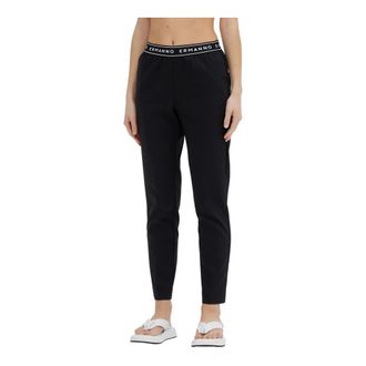 Ermanno Scervino Gerade Hose - - Trousers - Damen - Schwarzk - XL