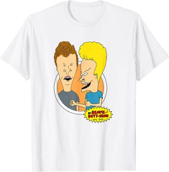Beavis And Butt-Head Original Logo Portrait T-Shirt