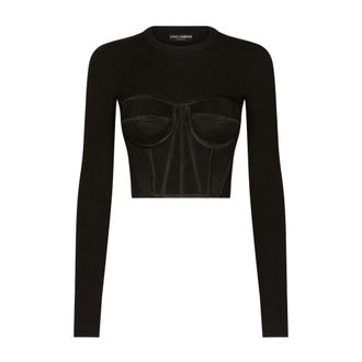 Dolce & Gabbana Pullover - - Knitwear - Damen - Schwarzk - XS