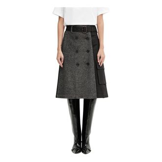 Andersson Bell Whitney Trench Pleats Skirt - - Skirts - Damen - Schwarzk - M