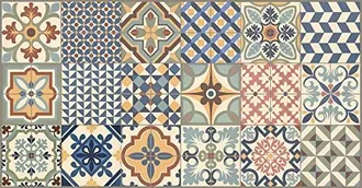 Vilber Tapis en vinyle, Toledo DU 01 52X100, Multicolore-01