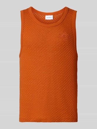 Les Deux Regular Fit Tanktop mit Logo-Stitching Modell Bruce