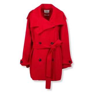 Sportmax Damen, Mäntel, Rot, XSGröße