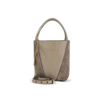 Chlo&eacute; Beuteltaschen - Structured Bucket Handbag In Buffalo Leather - Gr. unisize - in Braun - f&uuml;r Damen