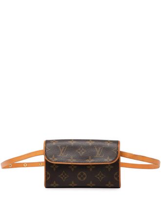 Louis Vuitton 2003 Monogram Pochette Florentine belt bag - Marron
