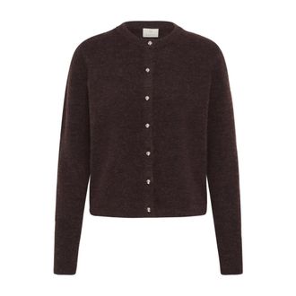 Kaffe Strickjacken - - Knitwear - Damen - Braun - 2XL