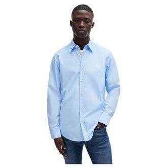 BOSS Hommes Relegant 6 Chemise Regular en Popeline de Coton
