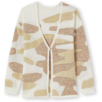 Daxon by - Gilet maille jacquard encolure V