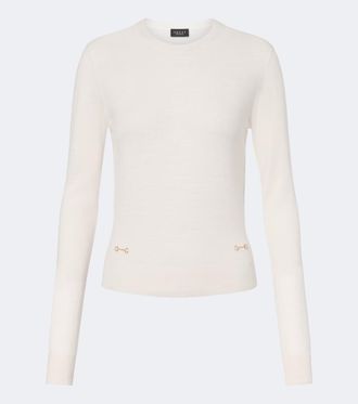 Gucci Pullover Horsebit aus Wolle