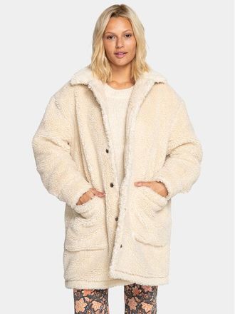 Billabong Kunstfellmantel Night Ride Jckt EBJJK00133 Creme Regular Fit
