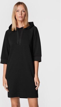 Sisley Strickkleid 4IPRLV01T Schwarz Regular Fit