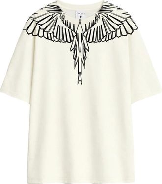 Marcelo Burlon Homme, Tops, Blanc, Taille: XL Jersey T-Shirt