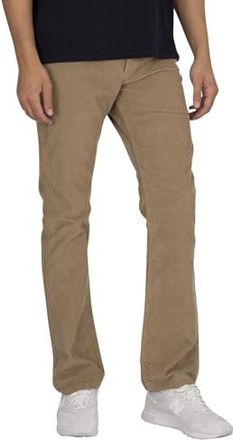 Lois Jeans pour des Hommes Jean en Velours c&ocirc;tel&eacute; Fin Dario Boot, Beige, 33W x 32L