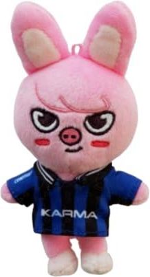 Generic Sk-zoo Porte-clés en peluche « Karma » Porte-clés 7 × 9 cm stray-kids « STAY » skz Wolf Chan Jiniret Bbokari Leebit Porte-clés Pendentif, 7*9 cm