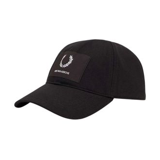 Fred Perry Homme, Accessoires, Noir, Taille: ONE Size Hw2310 Classic Twill Cap