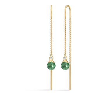 Julie Sandlau Femme, Accessoires, Jaune, Taille: ONE Size Boucles dOreilles Cha&icirc;ne Berry