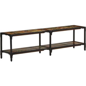 vidaXL Meuble tv 150x30x41 cm Bois massif de récupération