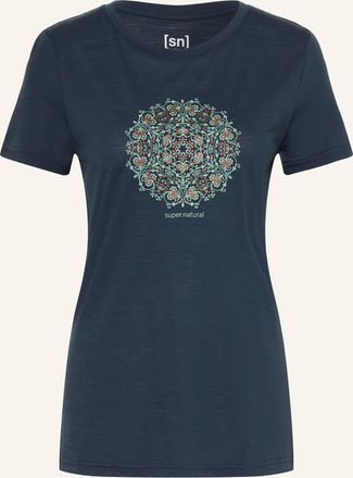 super.natural T-Shirt Ornament blau
