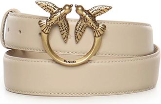 Pinko Pinko, Femme, Accessoires, Beige, Taille: M Love Berry H3 Belt