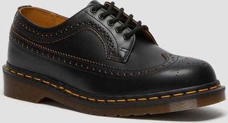 Dr. Martens Vintage 3989 Quilon Leder Brogues Schuhe in Schwarz, Größe: 36