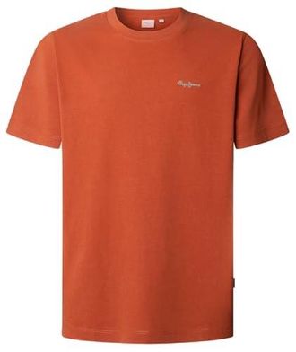 Pepe Jeans London Contrast Connor T-Shirt, Rouge (Rouge Brique), L Homme