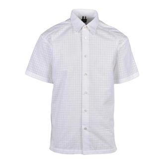 HUGO BOSS Homme, Chemises, Blanc, Taille: L Chemise &agrave; Manches Courtes