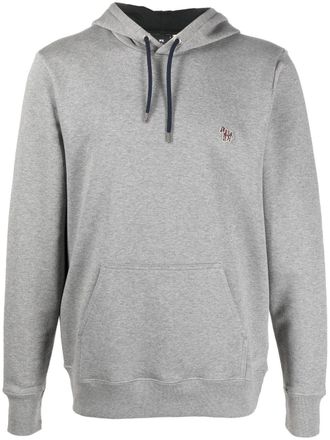 Paul Smith hoodie à patch logo - Gris