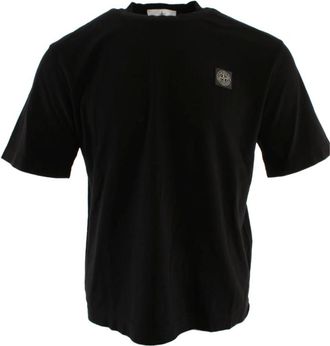Stone Island Homme, Tops, Noir, Taille: S T-shirt Art k2s152100025s0115 v0029