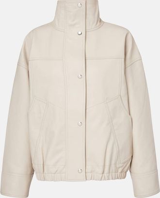 Róhe Róhe Bomberjacke aus Leder