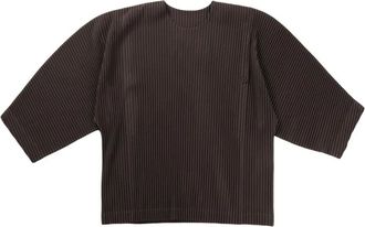 Issey Miyake Homme, Tops, Brun, Taille: L T-Chemises