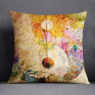 Bonamaison Le Jardin du Lin Kissenhüllen, Cotton, Mehrfarbig, 45x45