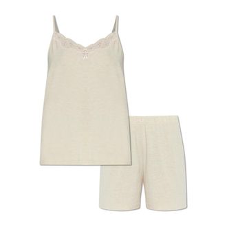 Hanro Damen, Nachtw&auml;sche & Lounge, Beige, XLGr&ouml;&szlig;e