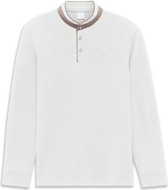 Bugatti Henley-Shirt Bugatti weiss