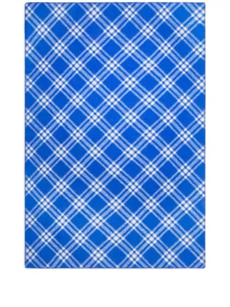 Burberry Karierte Decke - Blau