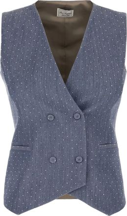 Post Scriptum veston à boutonnière croisée - Bleu