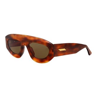 Bottega Veneta unisex, Accessoires, Brun, Taille: 52 MM Geometric Lunettes de soleil