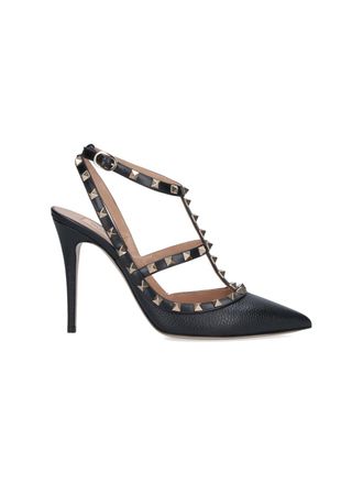 Valentino Garavani Slingback-Pumps Rockstud 100