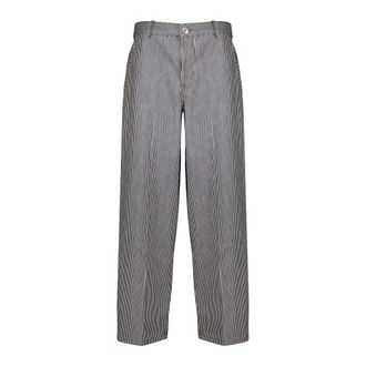 Ami Gestreifte Ballonjeans - - Jeans - Damen - Grau - W27