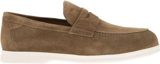 Doucal's Loafer - Penny - Suede Moccasin - Gr. 42,5 (EU) - in Braun - für Damen