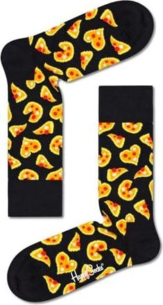 Happy Socks Pizza Love Sock Chaussettes, Black, 41-46 Homme