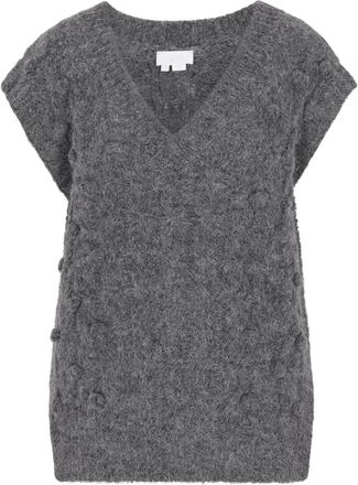 Usha Pullunder Damen Anthrazit-Melange